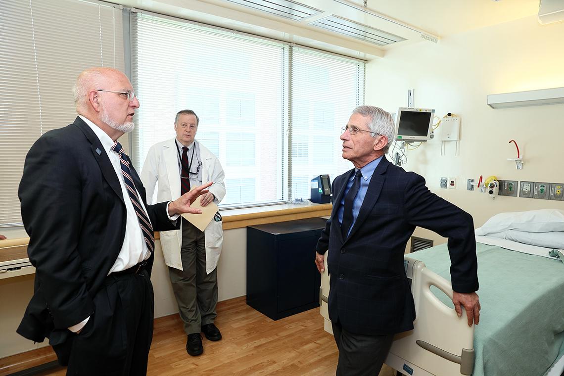 CDC Director Redfield Visits NIH | NIH Record