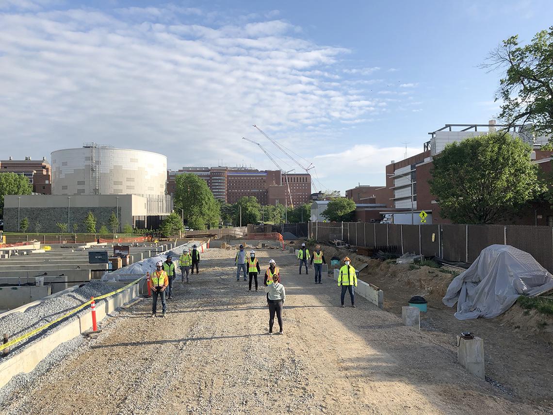 Campus Contractor Celebrates Construction Safety Week with Yoga, Stress ...