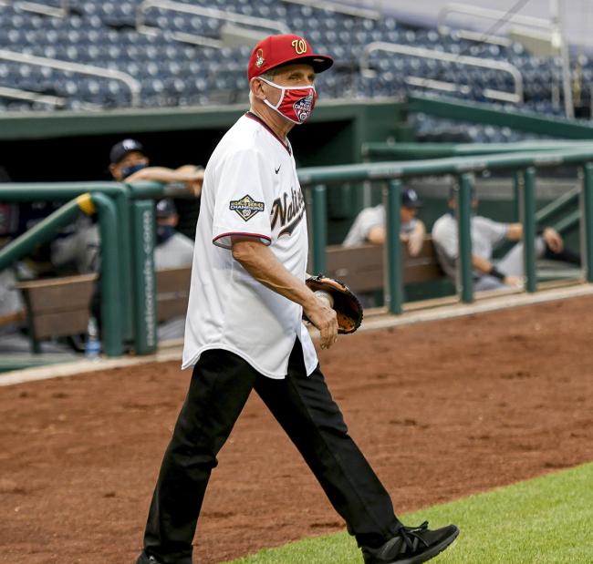 ‘True Champion’ Fauci Throws First Pitch on Opening Day | NIH Record