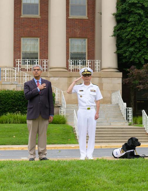 USPHS Raises Flag, Honors its History | NIH Record