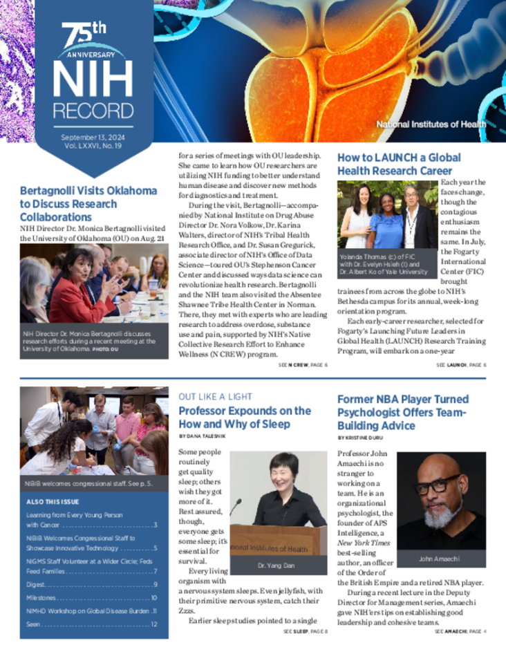 NIH Record | The biweekly newsletter for NIH employees since 1949