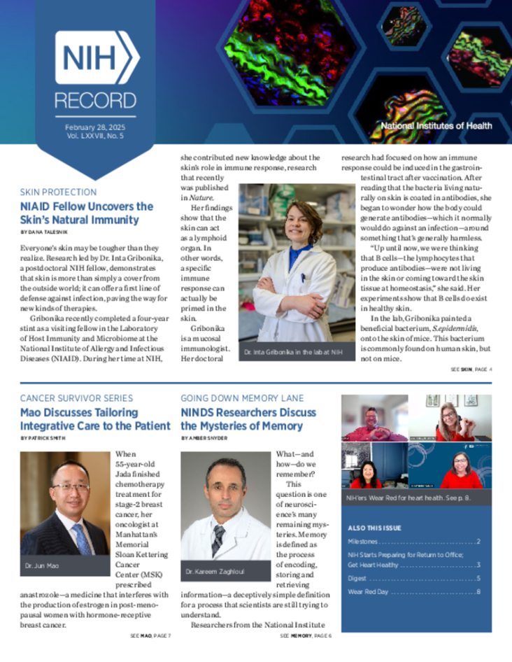 NIH Record | The biweekly newsletter for NIH employees since 1949