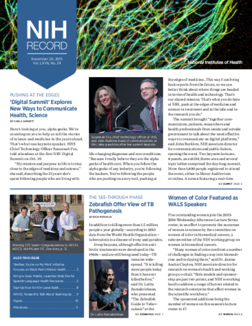 November 20, 2015 | NIH Record