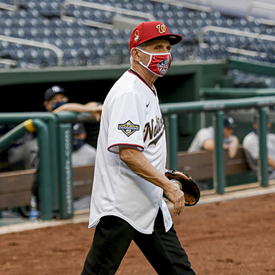 ‘True Champion’ Fauci Throws First Pitch on Opening Day | NIH Record
