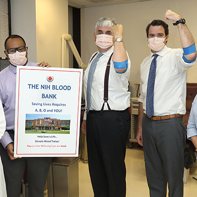 HHS Deputy Hargan Returns to Give Blood | NIH Record